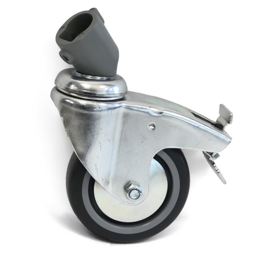 MANFROTTO WHEEL SET 100MM W/BRAKES (3 wheels per set) 22MM SLEEVE ATT ...