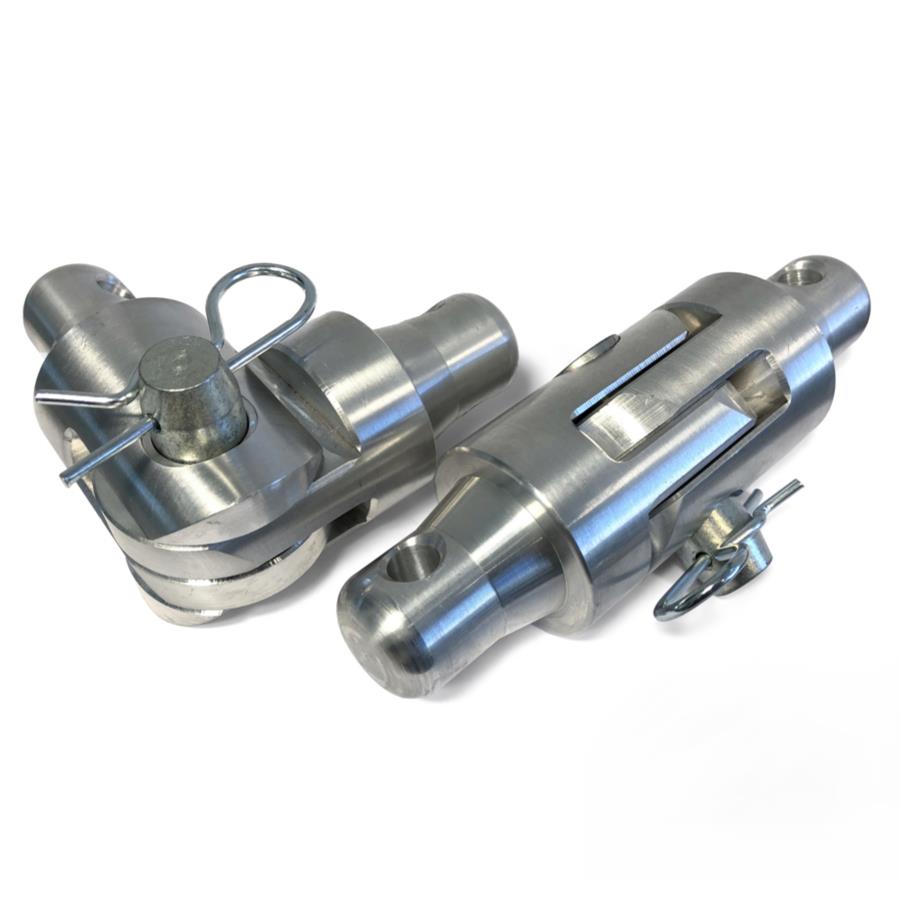 Litec QXICU Set of 4 aluminium jointed spigot for "X" and "D" truss ...