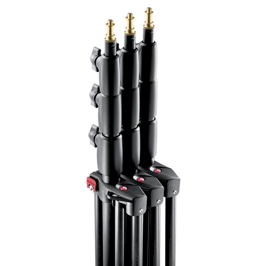 MANFROTTO 3-PACK MASTER STAND, BLACK, AIR CUSHION max. Höhe: 366cm, m ...